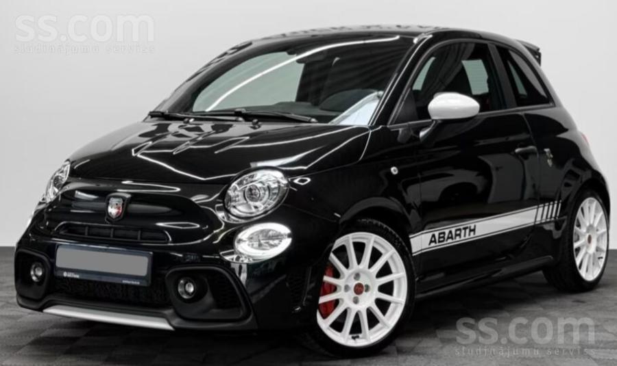 Black Fiat 500 2021 in Riga, with an engine capacity of 1.40 L and mileage of 57 thousand km for 26900 €, photo 1 on AUTOMOTO.COM.LV