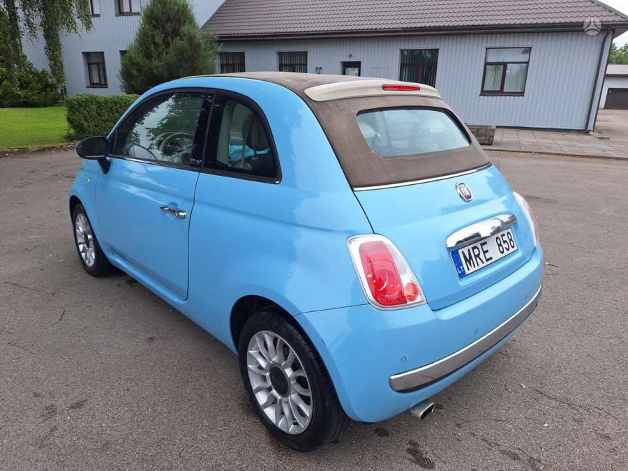 Blue Fiat 500 2012 in Kelme, with an engine capacity of 1.30 L and mileage of 146 thousand km for 4950 €, photo 3 on AUTOMOTO.COM.LV