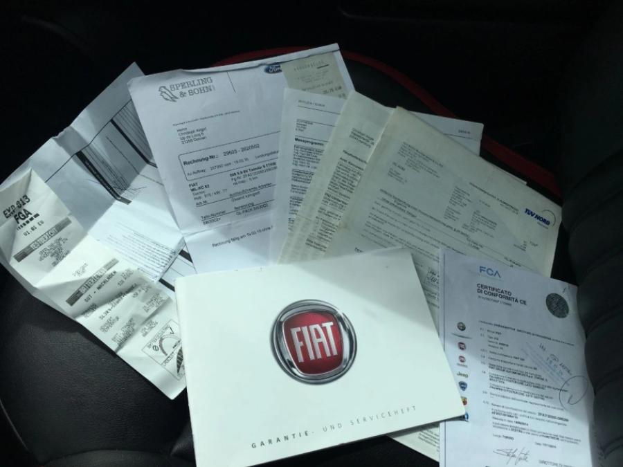 Blue Fiat 500 2015 in Riga, with an engine capacity of 1.00 L and mileage of 103 thousand km for 5950 €, photo 19 on AUTOMOTO.COM.LV