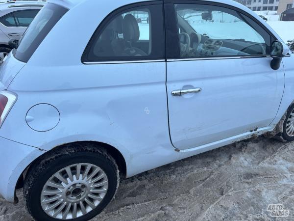 Blue Fiat 500 2008 in Vilnius, with an engine capacity of 1.20 L and mileage of 193 thousand km for 1300 €, photo 5 on AUTOMOTO.COM.LV