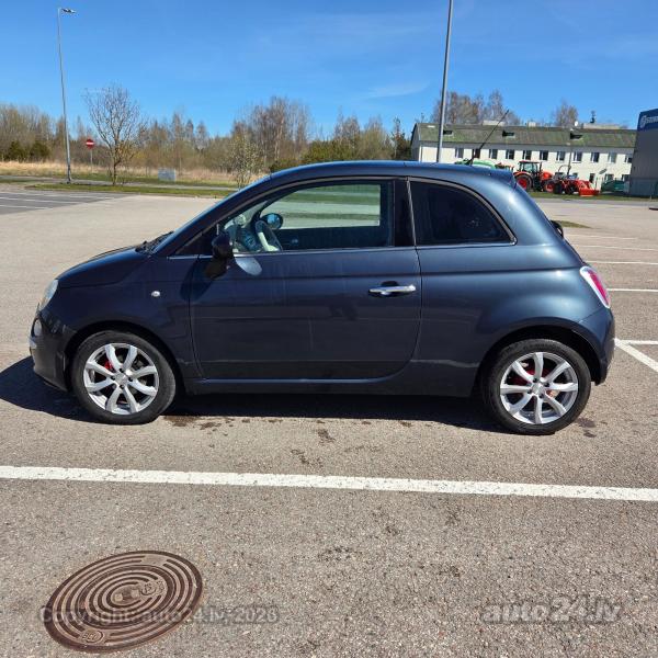 Blue Fiat 500 2008 in Tallinn, with an engine capacity of 1.20 L and mileage of 215 thousand km for 2990 €, photo 1 on AUTOMOTO.COM.LV