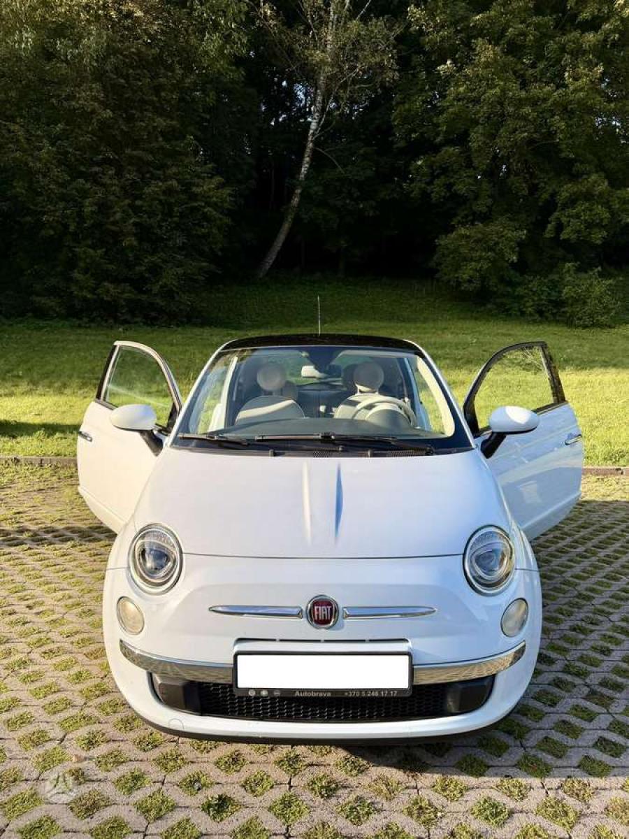 Blue Fiat 500 2008 in Vilnius, with an engine capacity of 1.24 L and mileage of 152 thousand km for 1200 €, photo 1 on AUTOMOTO.COM.LV