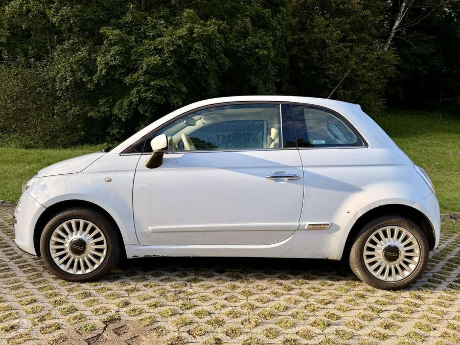 Blue Fiat 500 2008 in Vilnius, with an engine capacity of 1.24 L and mileage of 152 thousand km for 1200 €, photo 4 on AUTOMOTO.COM.LV