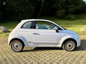 Blue Fiat 500 2008 in Vilnius, with an engine capacity of 1.24 L and mileage of 152 thousand km for 1200 €, photo 6 on AUTOMOTO.COM.LV