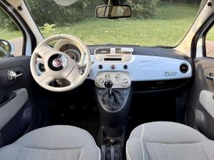 Blue Fiat 500 2008 in Vilnius, with an engine capacity of 1.24 L and mileage of 152 thousand km for 1200 €, photo 10 on AUTOMOTO.COM.LV