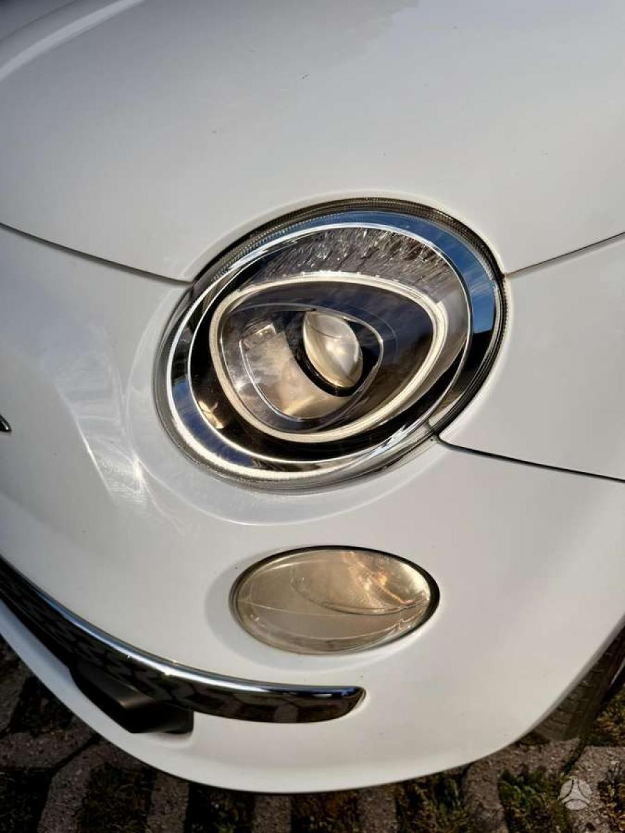 Blue Fiat 500 2008 in Vilnius, with an engine capacity of 1.24 L and mileage of 152 thousand km for 1200 €, photo 12 on AUTOMOTO.COM.LV