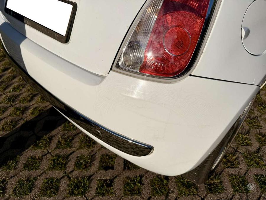 Blue Fiat 500 2008 in Vilnius, with an engine capacity of 1.24 L and mileage of 152 thousand km for 1200 €, photo 15 on AUTOMOTO.COM.LV
