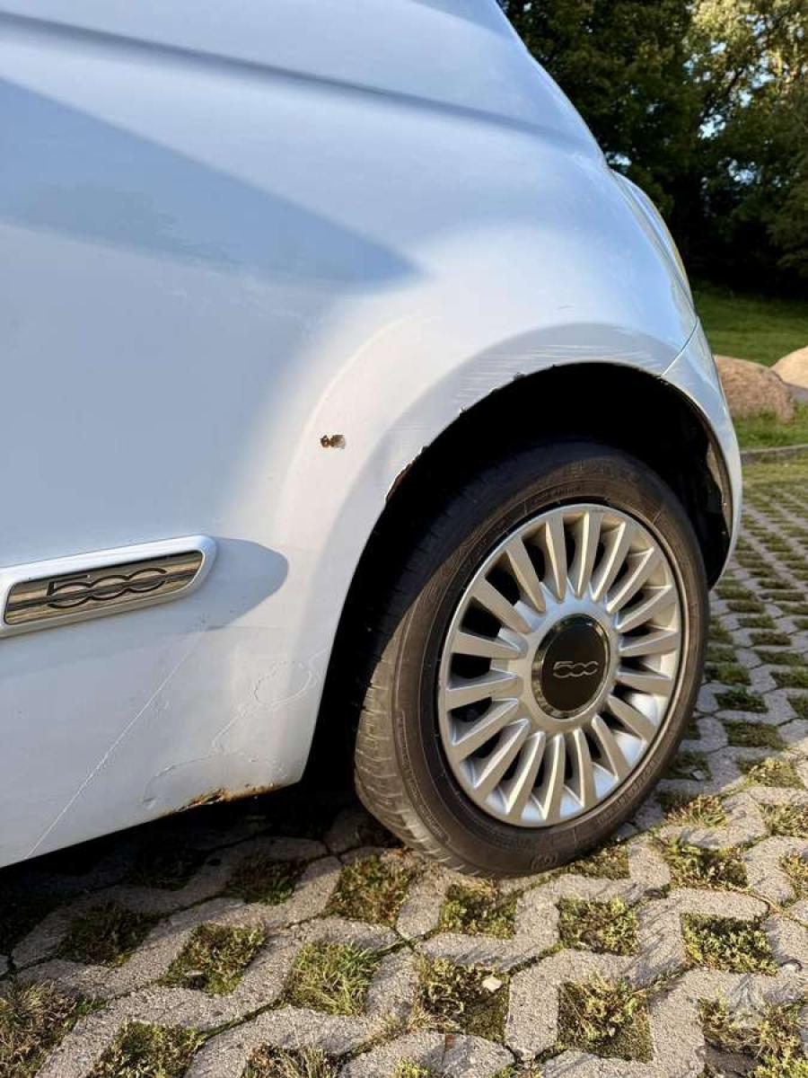 Blue Fiat 500 2008 in Vilnius, with an engine capacity of 1.24 L and mileage of 152 thousand km for 1200 €, photo 17 on AUTOMOTO.COM.LV