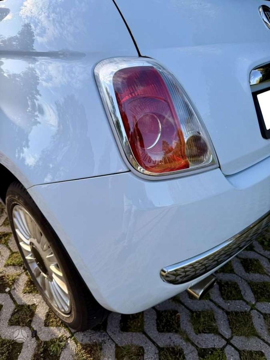 Blue Fiat 500 2008 in Vilnius, with an engine capacity of 1.24 L and mileage of 152 thousand km for 1200 €, photo 18 on AUTOMOTO.COM.LV