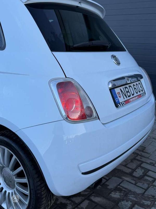 Zils Fiat 500 2008 Viļņa, ar dzinēja tilpumu 1.20 L un nobraukumu 175 tūkst. km par 2350 €, foto 11 vietnē AUTOMOTO.COM.LV