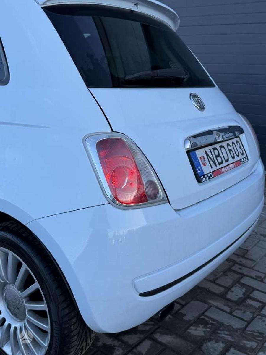 Blue Fiat 500 2008 in Vilnius, with an engine capacity of 1.20 L and mileage of 175 thousand km for 2350 €, photo 11 on AUTOMOTO.COM.LV