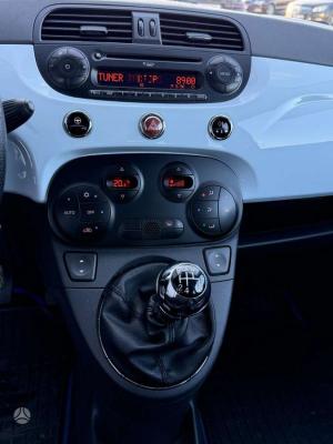 Blue Fiat 500 2008 in Vilnius, with an engine capacity of 1.20 L and mileage of 175 thousand km for 2350 €, photo 18 on AUTOMOTO.COM.LV