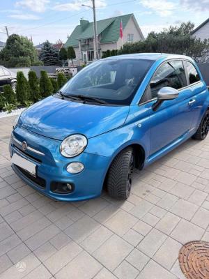 Blue Fiat 500 2015 in Vilnius, with an engine capacity of 1.24 L and mileage of 125 thousand km for 5800 €, photo 3 on AUTOMOTO.COM.LV
