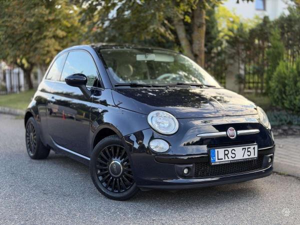 Blue Fiat 500 2015 in Vilnius, with an engine capacity of 0.88 L and mileage of 110 thousand km for 6450 €, photo 8 on AUTOMOTO.COM.LV