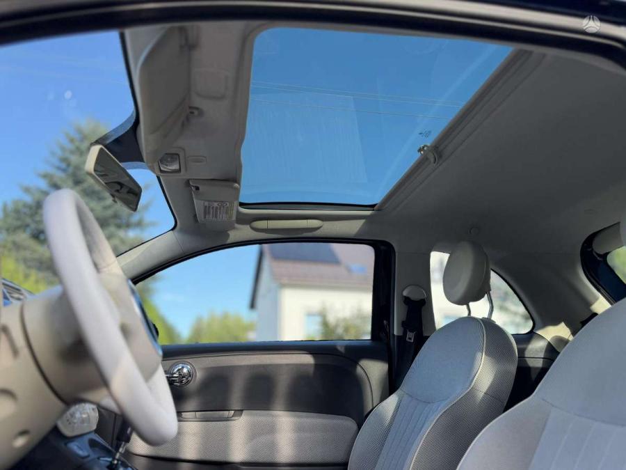 Zils Fiat 500 2015 Viļņa, ar dzinēja tilpumu 0.88 L un nobraukumu 110 tūkst. km par 6450 €, foto 33 vietnē AUTOMOTO.COM.LV