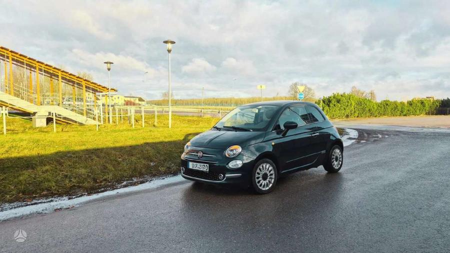 Zils Fiat 500 2016 Kauņa, ar dzinēja tilpumu 1.24 L un nobraukumu 151 tūkst. km par 5800 €, foto 1 vietnē AUTOMOTO.COM.LV