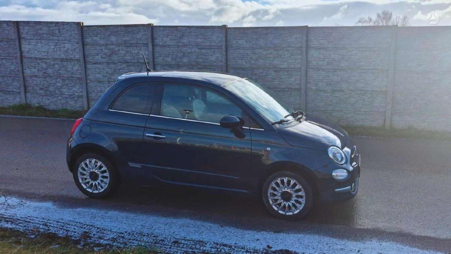 Zils Fiat 500 2016 Kauņa, ar dzinēja tilpumu 1.24 L un nobraukumu 151 tūkst. km par 5800 €, foto 3 vietnē AUTOMOTO.COM.LV