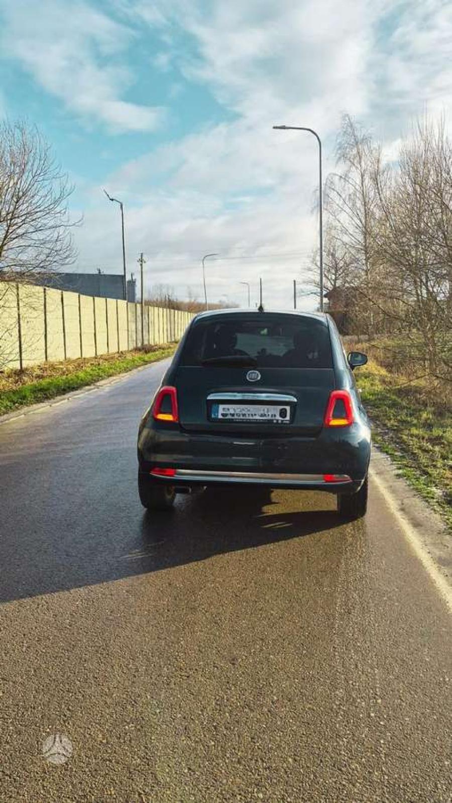 Zils Fiat 500 2016 Kauņa, ar dzinēja tilpumu 1.24 L un nobraukumu 151 tūkst. km par 5800 €, foto 6 vietnē AUTOMOTO.COM.LV