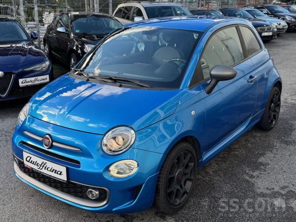 Zils Fiat 500 2016 Rīga, ar dzinēja tilpumu 0.90 L un nobraukumu 96 tūkst. km par 7400 €, foto 1 vietnē AUTOMOTO.COM.LV