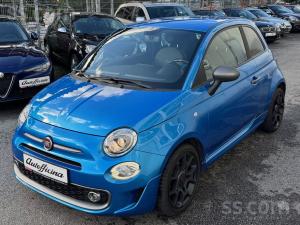 Zils Fiat 500 2016 Rīga, ar dzinēja tilpumu 0.90 L un nobraukumu 96 tūkst. km par 7400 €, foto  vietnē AUTOMOTO.COM.LV