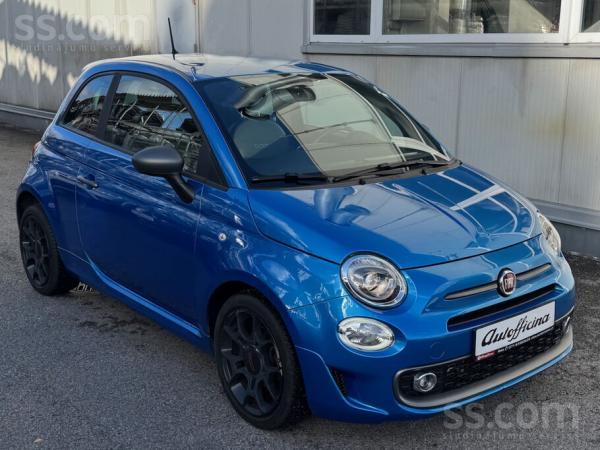 Blue Fiat 500 2016 in Riga, with an engine capacity of 0.90 L and mileage of 96 thousand km for 6900 €, photo 3 on AUTOMOTO.COM.LV