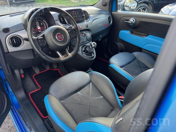 Blue Fiat 500 2016 in Riga, with an engine capacity of 0.90 L and mileage of 96 thousand km for 6900 €, photo 7 on AUTOMOTO.COM.LV
