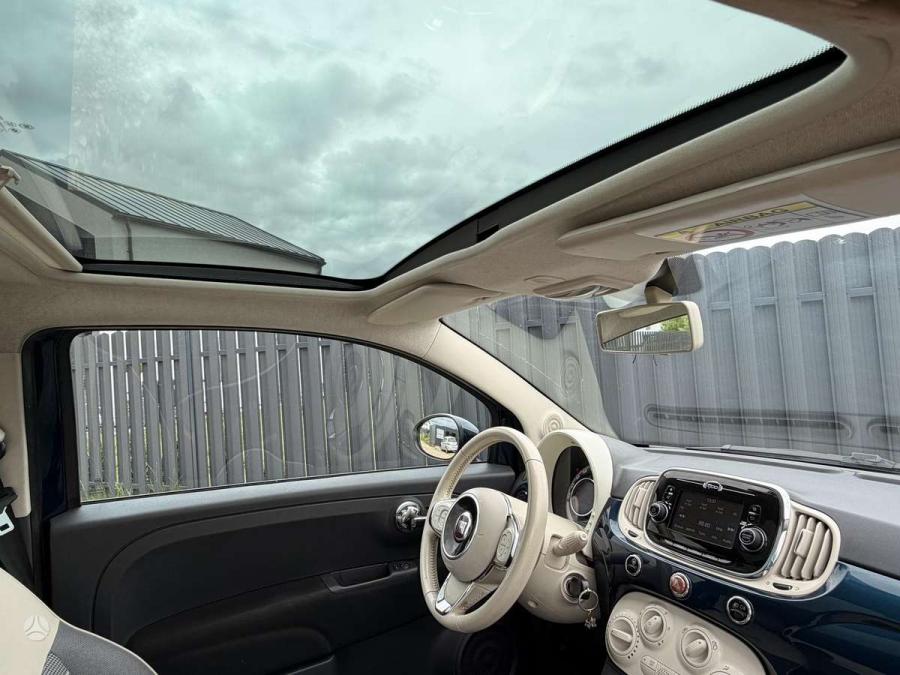 Синий Фиат 500 2016 в Вильнюс, объемом двигателя 1.20 л и пробегом 178 тыс. км за 5500 €, фото 21 на AUTOMOTO.COM.LV