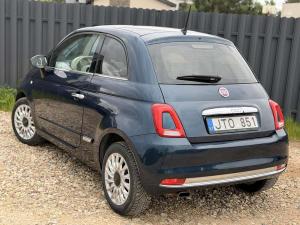 Blue Fiat 500 2016 in Vilnius, with an engine capacity of 1.25 L and mileage of 165 thousand km for 5000 €, photo 6 on AUTOMOTO.COM.LV