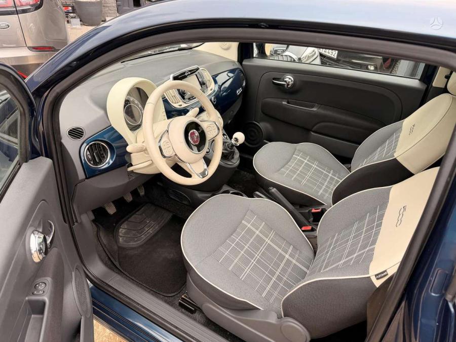 Zils Fiat 500 2016 Viļņa, ar dzinēja tilpumu 1.25 L un nobraukumu 165 tūkst. km par 5000 €, foto 17 vietnē AUTOMOTO.COM.LV