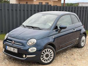 Blue Fiat 500 2016 in Vilnius, with an engine capacity of 1.24 L and mileage of 165 thousand km for 4800 €, photo 3 on AUTOMOTO.COM.LV