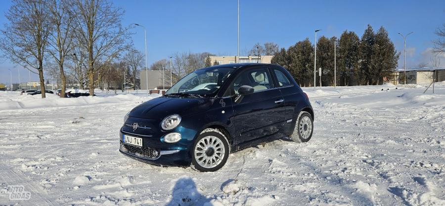 Zils Fiat 500 2020 Kauņa, ar dzinēja tilpumu 1.20 L un nobraukumu 36 tūkst. km par 9400 €, foto 1 vietnē AUTOMOTO.COM.LV