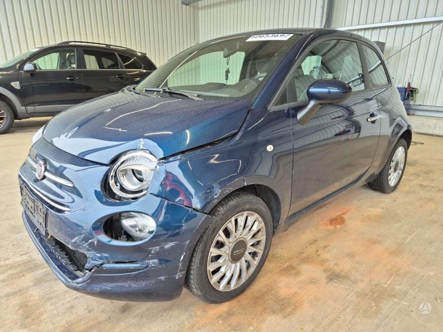 Zils Fiat 500 2020 Viļņa, ar dzinēja tilpumu 1.00 L un nobraukumu 53 tūkst. km par 6350 €, foto 3 vietnē AUTOMOTO.COM.LV