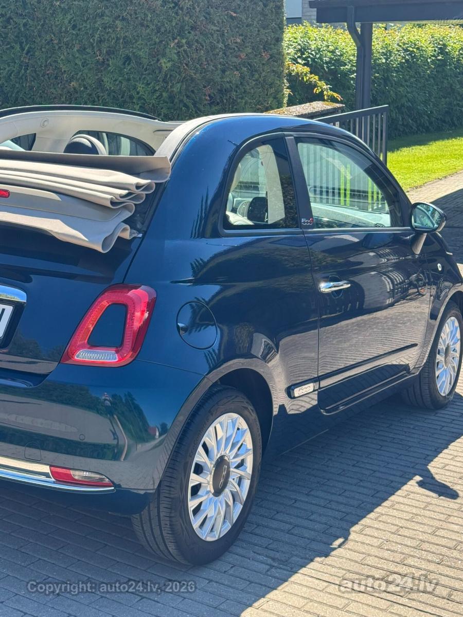 Zils Fiat 500 2021 Tallina, ar dzinēja tilpumu 1.20 L un nobraukumu 20 tūkst. km par 13500 €, foto 3 vietnē AUTOMOTO.COM.LV