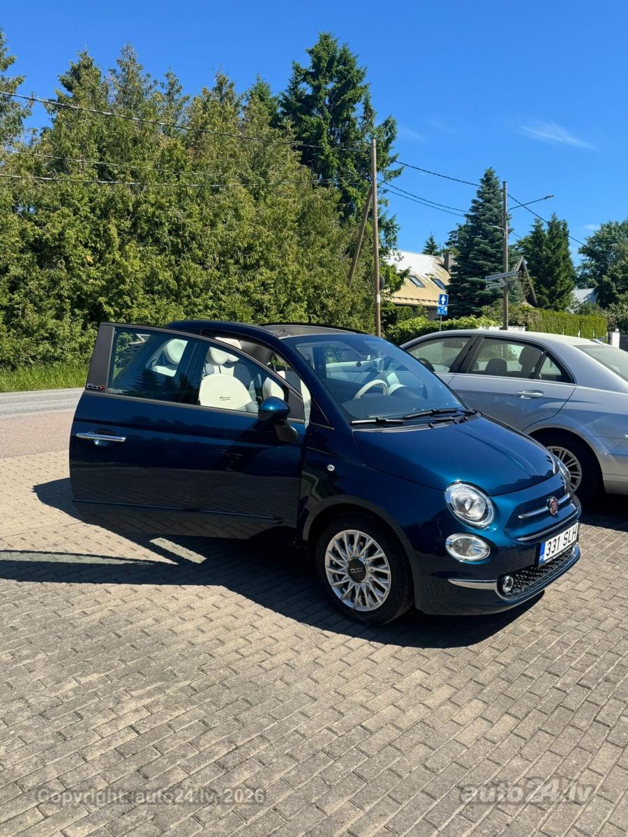 Zils Fiat 500 2021 Tallina, ar dzinēja tilpumu 1.20 L un nobraukumu 20 tūkst. km par 13500 €, foto 4 vietnē AUTOMOTO.COM.LV