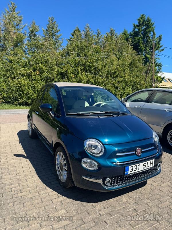 Blue Fiat 500 2021 in Tallinn, with an engine capacity of 1.20 L and mileage of 20 thousand km for 13500 €, photo 5 on AUTOMOTO.COM.LV
