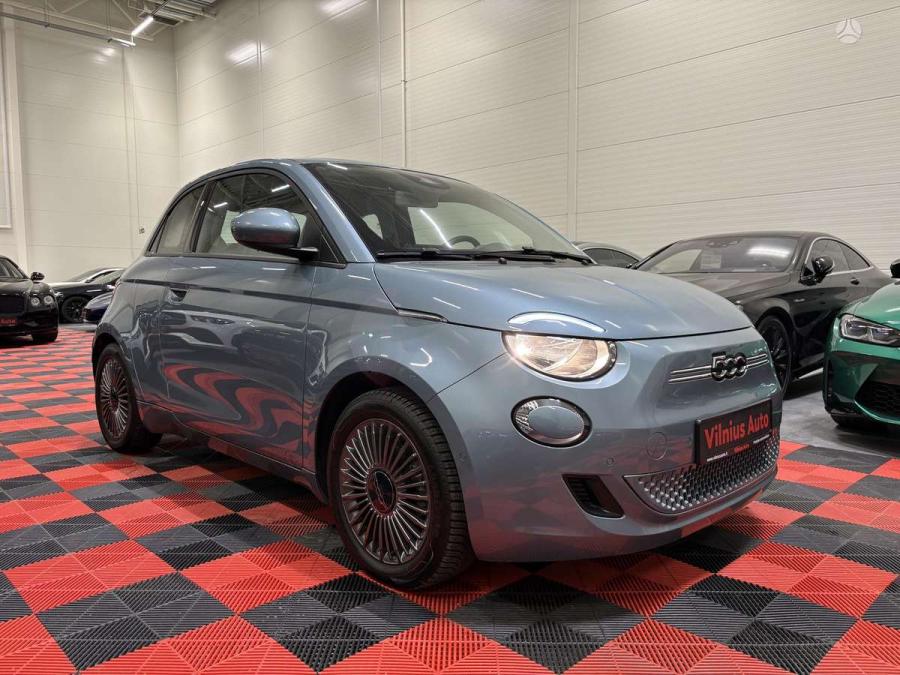 Zils Fiat 500 2021 Viļņa, ar dzinēja tilpumu 0.00 L un nobraukumu 38 tūkst. km par 16490 €, foto 4 vietnē AUTOMOTO.COM.LV