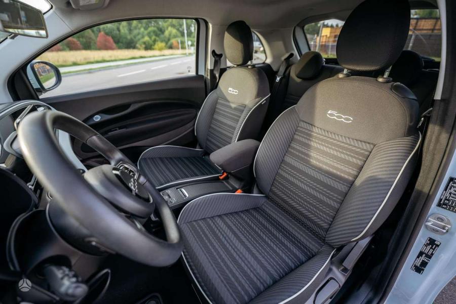 Zils Fiat 500 2022 Gargždai, ar dzinēja tilpumu 0.00 L un nobraukumu 56 tūkst. km par 14900 €, foto 19 vietnē AUTOMOTO.COM.LV