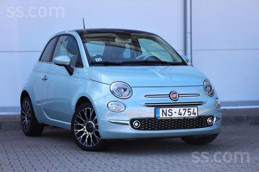 Blue Fiat 500 2023 in Riga, with an engine capacity of 1.00 L and mileage of 0 thousand km for 11995 €, photo 3 on AUTOMOTO.COM.LV