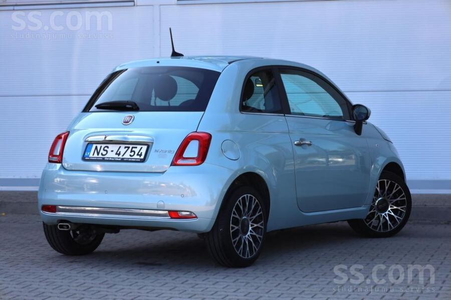 Blue Fiat 500 2023 in Riga, with an engine capacity of 1.00 L and mileage of 0 thousand km for 11995 €, photo 7 on AUTOMOTO.COM.LV