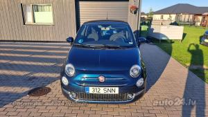 Zils Fiat 500 2024 Tallina, ar dzinēja tilpumu 1.00 L un nobraukumu 50 tūkst. km par 13200 €, foto 3 vietnē AUTOMOTO.COM.LV