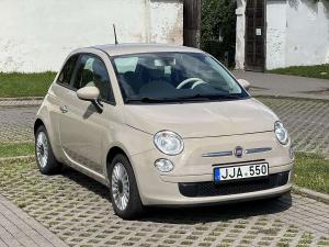 Brown Fiat 500 2014 in Kaunas, with an engine capacity of 1.24 L and mileage of 72 thousand km for 6500 €, photo  on AUTOMOTO.COM.LV