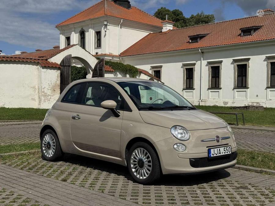 Brūns Fiat 500 2014 Kauņa, ar dzinēja tilpumu 1.24 L un nobraukumu 72 tūkst. km par 6500 €, foto 3 vietnē AUTOMOTO.COM.LV