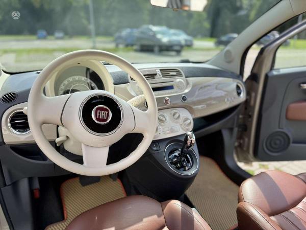 Фиат 500 2014 в Каунас на AUTOMOTO.COM.LV Коричневый Фиат 500 2014 в Каунас, объемом двигателя 1.24 л и пробегом 72 тыс. км за 6500 €, фото 10 на AUTOMOTO.COM.LV