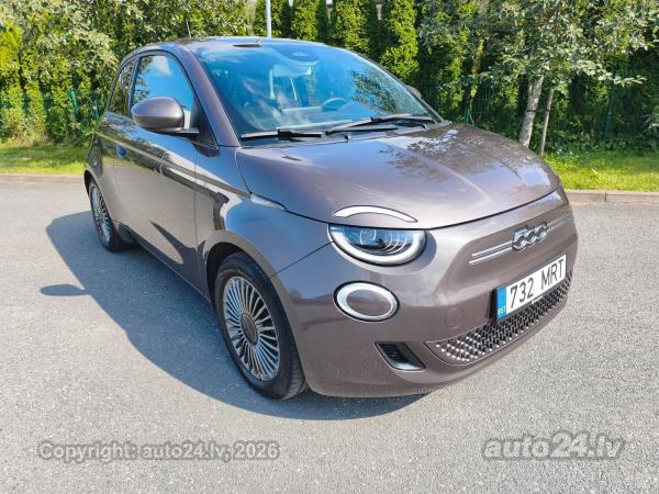 Brown Fiat 500 2021 in Tallinn, with an engine capacity of 0.00 L and mileage of 31 thousand km for 17900 €, photo 1 on AUTOMOTO.COM.LV