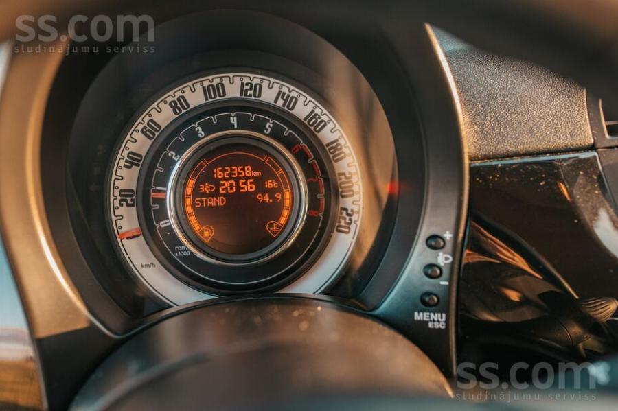 Fiat 500 2013 in Riga, with an engine capacity of 1.20 L and mileage of 167 thousand km for 4950 €, photo 6 on AUTOMOTO.COM.LV