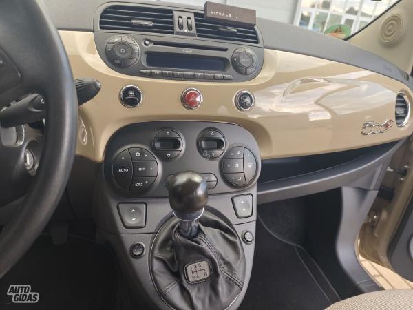 Fiat 500 2013 Kauņa, ar dzinēja tilpumu 1.20 L un nobraukumu 67 tūkst. km par 6000 €, foto 10 vietnē AUTOMOTO.COM.LV