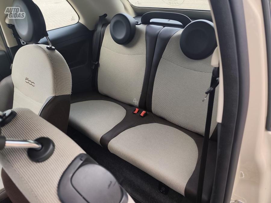 Fiat 500 2013 in Kaunas, with an engine capacity of 1.20 L and mileage of 67 thousand km for 6100 €, photo 16 on AUTOMOTO.COM.LV