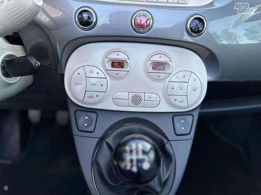 Fiat 500 2014 Viļņa, ar dzinēja tilpumu 1.20 L un nobraukumu 146 tūkst. km par 6950 €, foto 12 vietnē AUTOMOTO.COM.LV