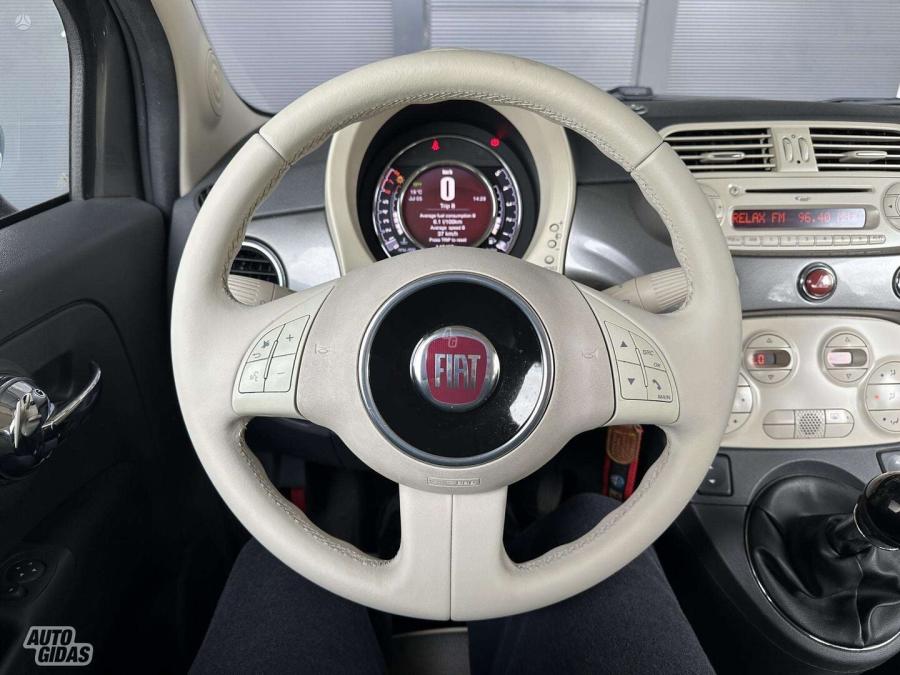 Fiat 500 2014 Viļņa, ar dzinēja tilpumu 1.20 L un nobraukumu 146 tūkst. km par 6940 €, foto 23 vietnē AUTOMOTO.COM.LV