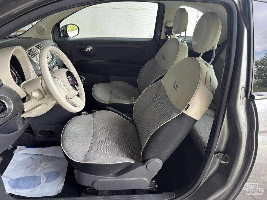 Fiat 500 2014 Viļņa, ar dzinēja tilpumu 1.20 L un nobraukumu 146 tūkst. km par 6940 €, foto 25 vietnē AUTOMOTO.COM.LV